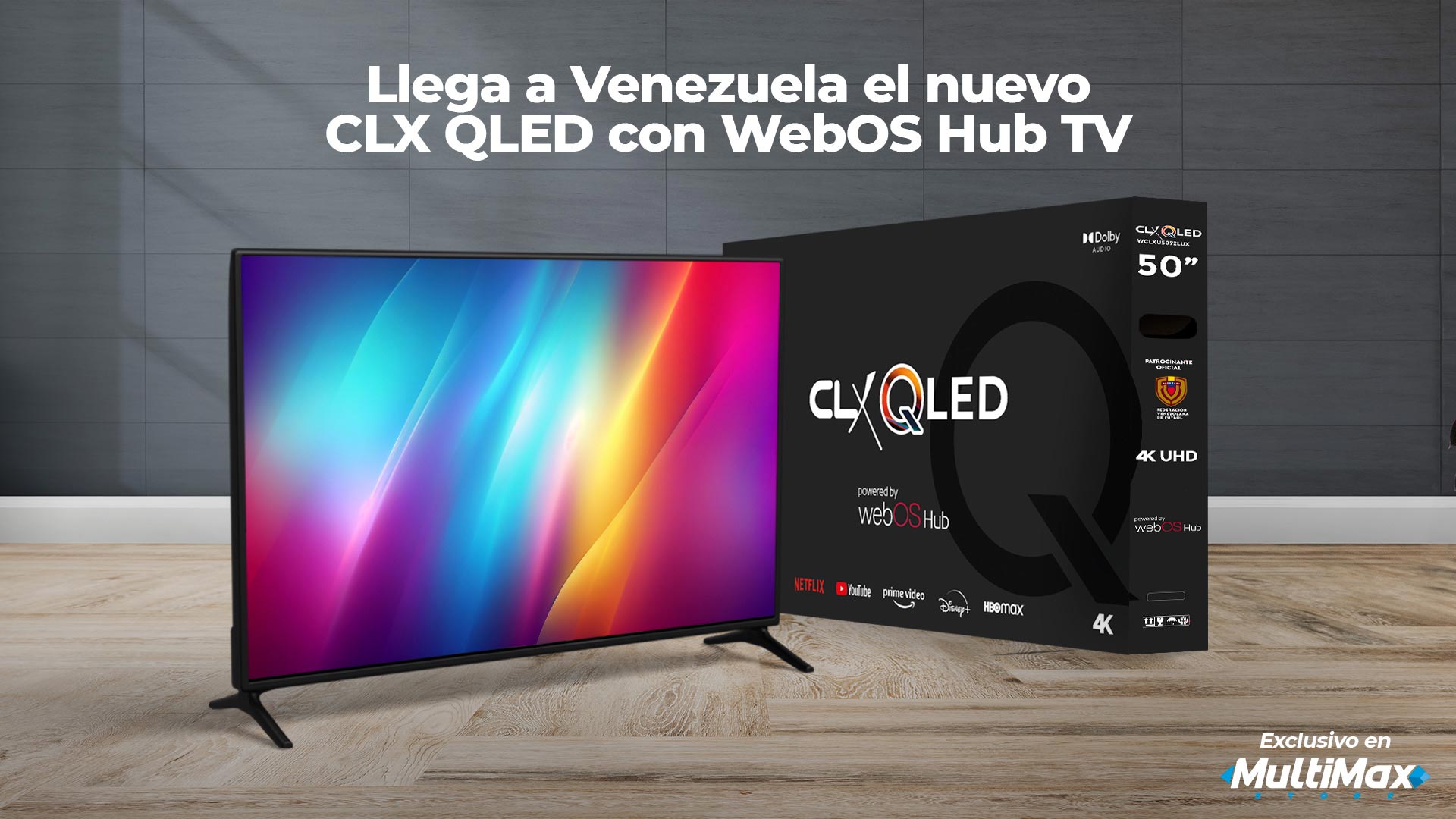 CLX QLED con WebOS Hub TV ya están disponibles en Venezuela