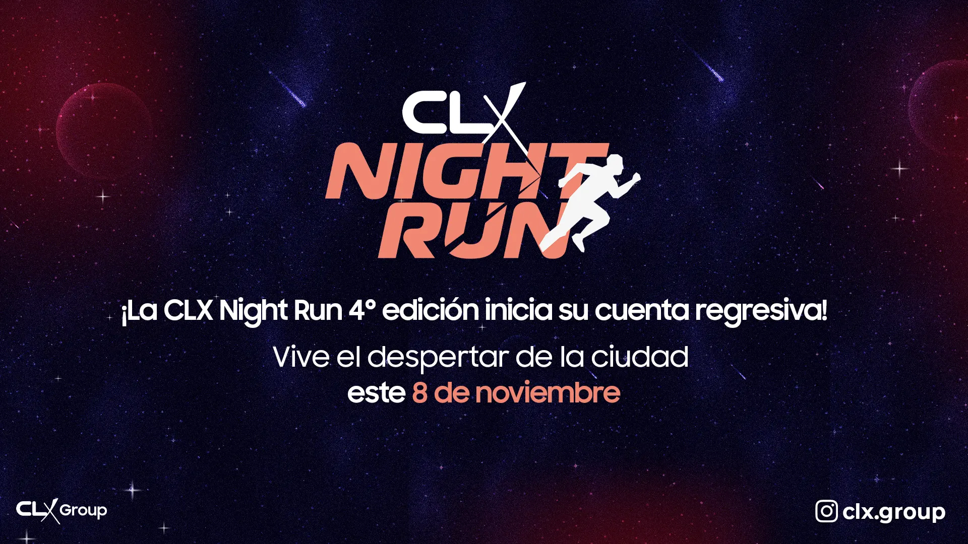 ¡CLX Night Run 4.ª edición inicia su cuenta regresiva!